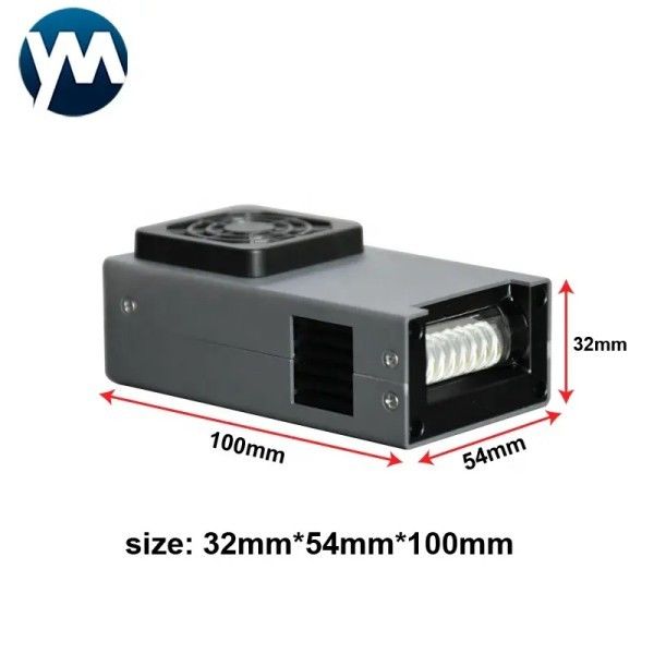 70W 365nm UV LED Light 385nm 395nm 405nm Air Cooling UV Flashlight
