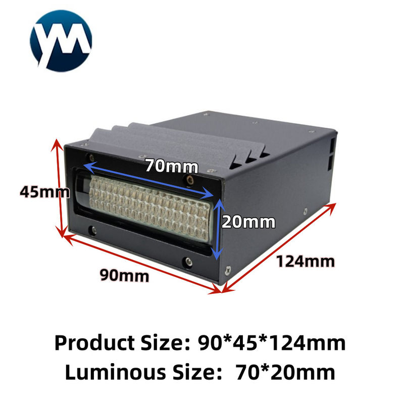 uv led curing system 200W Air fan cooled for Inkjet Flatbed UV Printer