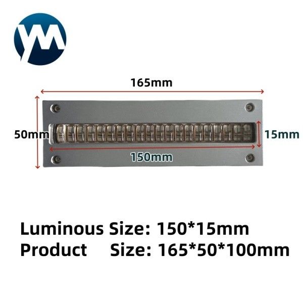 200W Factory Customized flexo uv Air Cooled flatbed 395nm uv ink drying ...