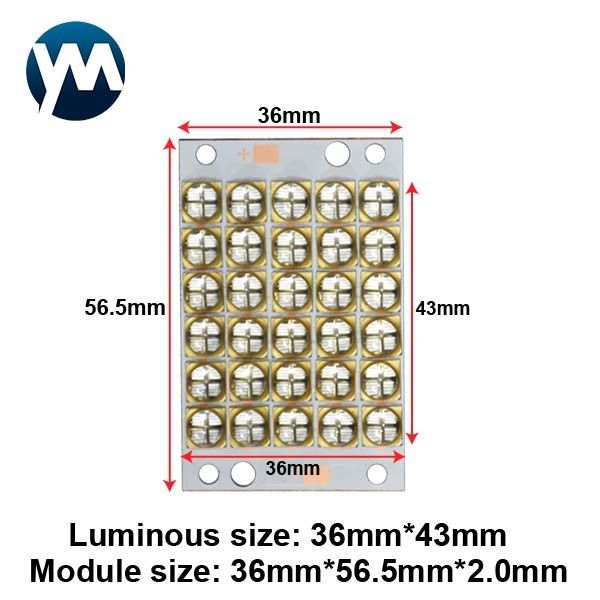Curing Offset 300W LED UV Light Module 365nm 385nm 395nm 405nm