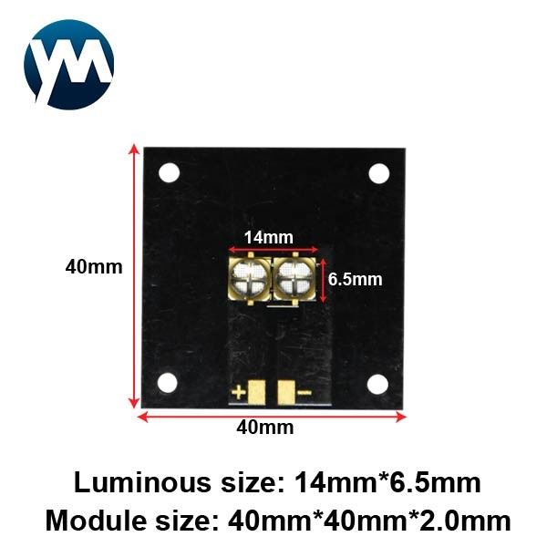UV LED Module 20W UV LED Curing LED Module Light Quartz Lens Lamp Beads
