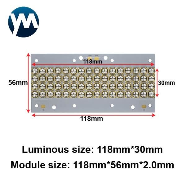 UV LED Module 640W Led Module Light UV LED 10W Chip UV Ink Curing Lamp