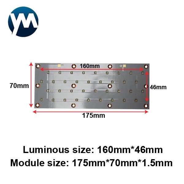 UV Light Module 108W high power uv led module 3D printing module quartz ...