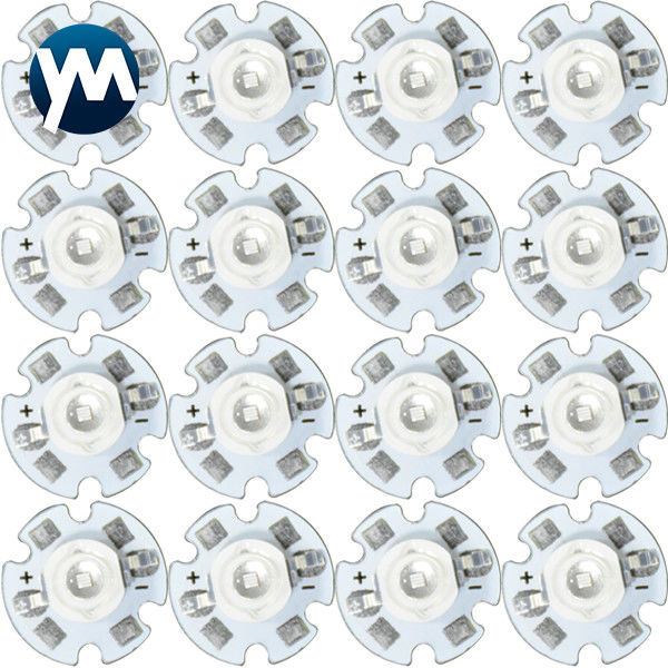 UV LED Chip 3W Imitation Lumen SMD 16mm Module High Power UV Silicone Lens